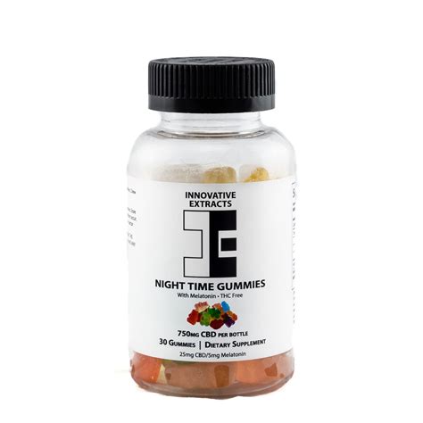 Innovative Extracts Thc Free Night Time Cbd Gummies With Melatonin