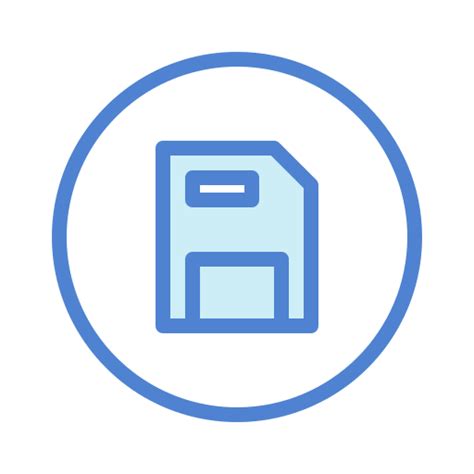 Save Generic Blue Icon