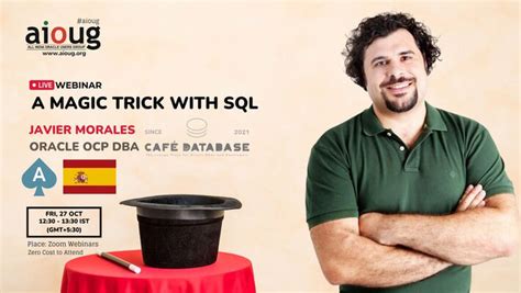 A Magic Trick With Sql For Aioug Café Database