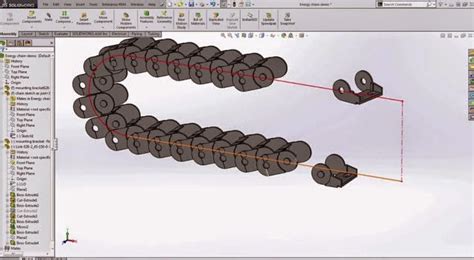 How To Use New Chain Component Pattern For Assembly In Solidworks 2015 Solidworks Share