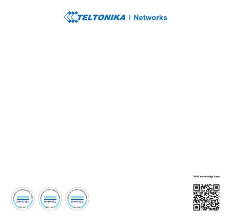 User Manual Teltonika TRB English Pages