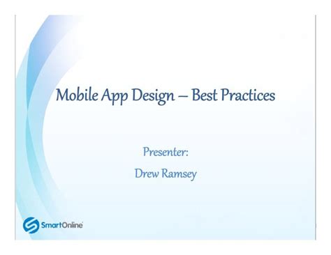 Pdf Mobile App Design Best Practices Dokumen Tips