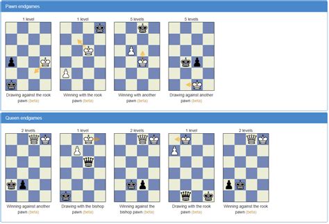 Endgame Training Positions