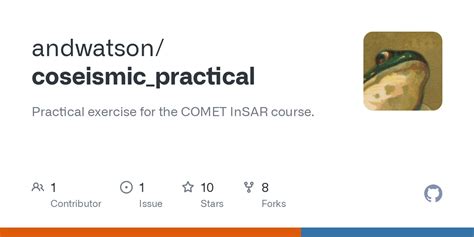 github andwatson coseismic practical practical exercise for the comet insar course