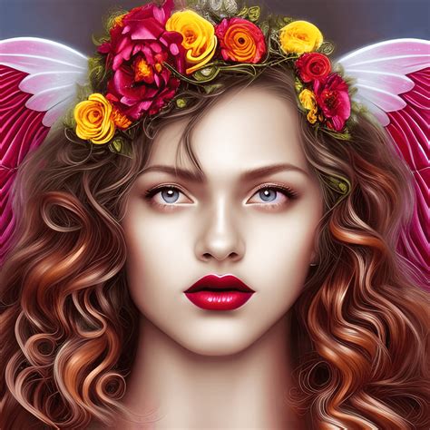 Beautiful Red Ruby Lips Pucker · Creative Fabrica