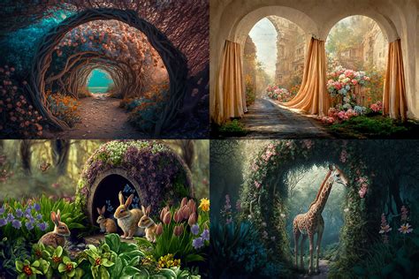 38 بک گراند رویایی بهاری روستا و جنگل شمال کد محصول 129059