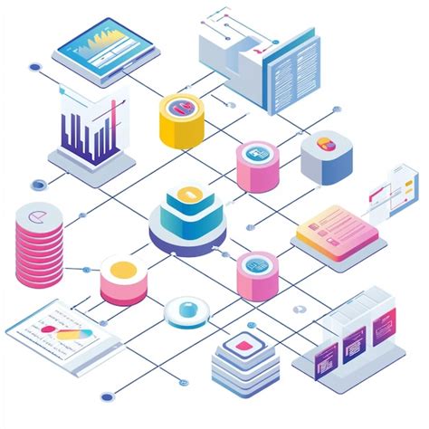 A Diagram Of A Data Pipeline From Collection To Analysis And Reporting Premium AI Generated Image