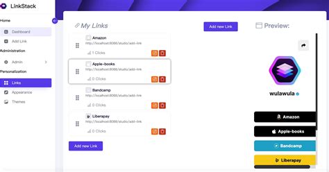 Linkstack：一款高颜值且功能强大的导航页 胡萝虎的博客