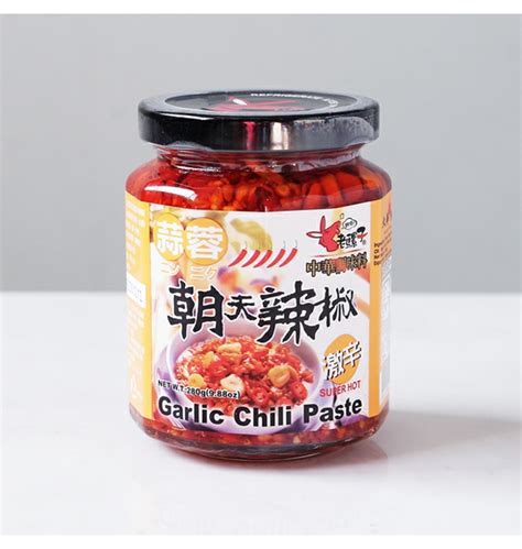 당나귀 갈릭 칠리 페이스트 280g 사천 고추 마늘 소스 티몬