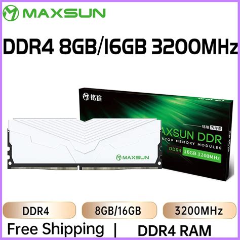 Maxsun Memory Ram Ddr4 8gb 16gb 3200mhz Interface Memory Rams Ddr4 Pc