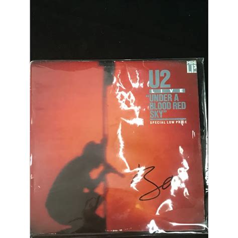 Bono Signed U2 Vinyl Record Autograph Coa
