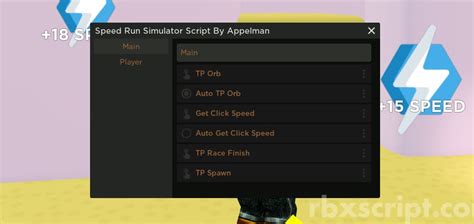 Speed Run Simulator Auto Farm Auto Get Speed More Scripts RbxScript