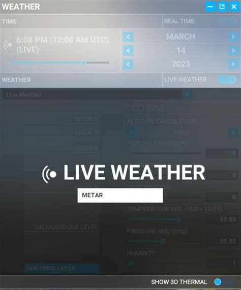 Weather And Time Problem R Microsoftflightsim