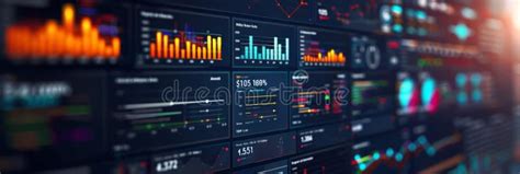 A High Tech Dashboard Displaying Real Time Data On Esg Metrics Stock