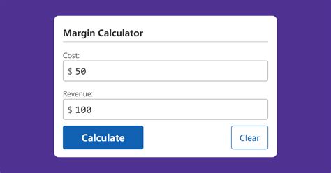 Margin Calculator