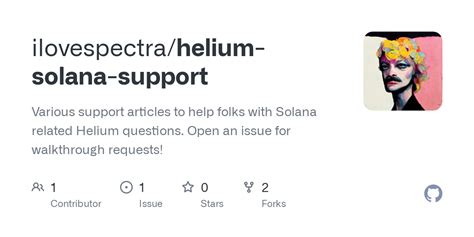 Github Ilovespectrahelium Solana Support Various Support Articles