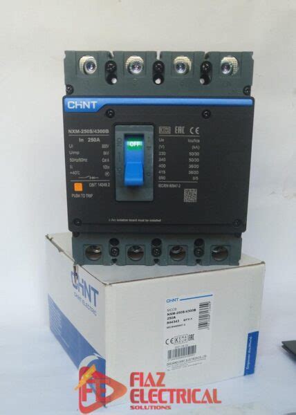 Chint Breaker Mccb 4 Pole 250a In Pakistan Fixed Nxm 250s Fiaz Electrical Solutions