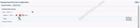 Oracle Fusion Payroll Object Groups And Process Configuration