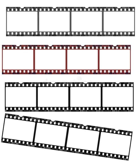 Strip Frame Photo Negative Border Stock Illustrations 8137 Strip