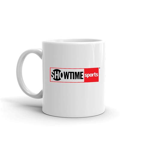 Showtime Sports Schéma Rouge Logo Tasse Blanche Paramount Shop
