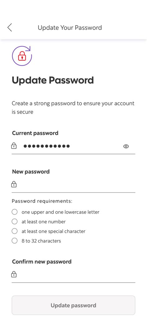 Update Password Account Management I Demo