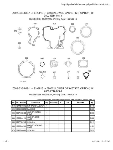 Z602 E3b Ims 1 Engine 090002 Lower Gasket Kit Option Z602 E3b Ims 1 Pdf
