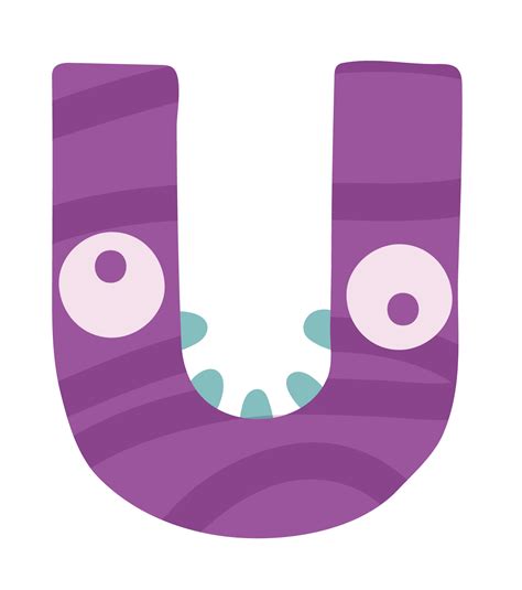 Letter U Alphabet Character Png Image