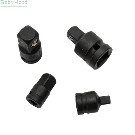 【big Discounts】socket Adapters Air Impact Reducer Black 65 Steel