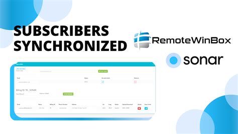 Introducing Remotewinbox Sonar Integration Admiral Platform