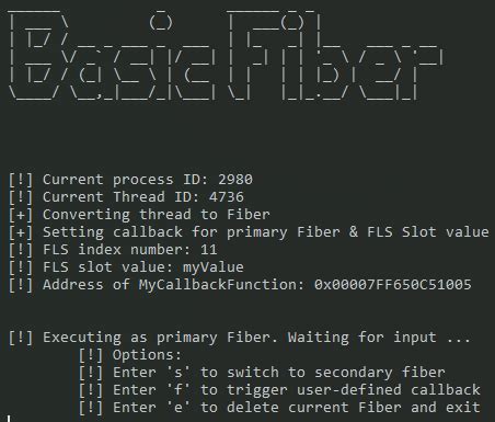 Immoral Fiber Two New Offensive Techniques Using Windows Fibers