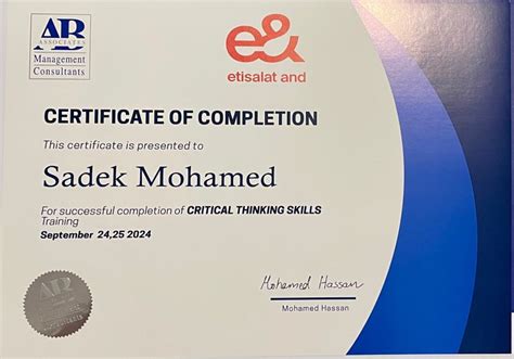 Sadek Mohamed Sadek On Linkedin Im Happy To Share That Ive Obtained A New Certification