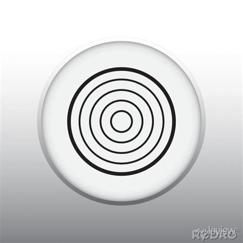 Symbol Of Round Ceiling Diffuser Vector Illustration Symbol Of Wall