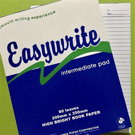 Easywrite Intermediate Pad 1 Bundle 10pads Hobbies And Toys Stationary And Craft Stationery