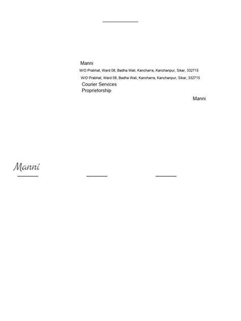 Proprietorship Declaration For Tan Exemption Pdf