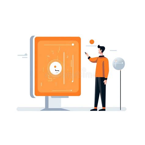 Generative Ai Face Recognition Technology Concept Stock Illustration