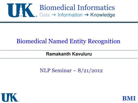 Ppt Biomedical Named Entity Recognition Powerpoint Presentation Free