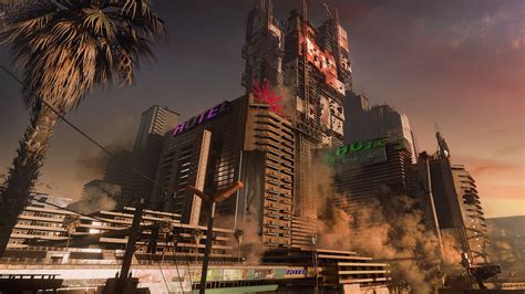 Cyberpunk 2077 Map Size How Big Is Night City And The Badlands Pc Gamer
