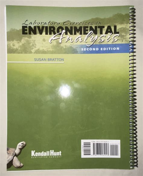 Laboratory Exercises In Environmental Analysis By Susan Bratton 2010