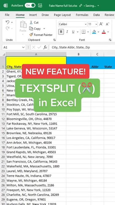 Split The Difference Now Rollled Out In Excel For Office 365 Microsoft Excel Excel Shortcuts M