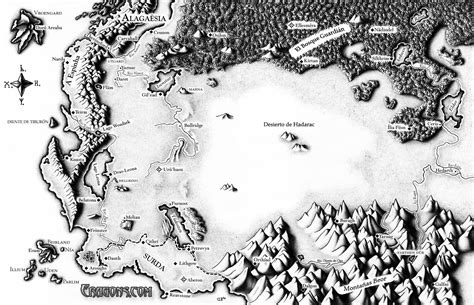 Eragon Fantasy Map Eragon Map