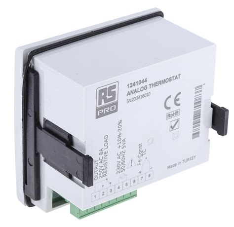 RS PRO RS PRO Panel Mount On Off Temperature Controller 96 X 96mm 1 Output Relay 230 V Ac