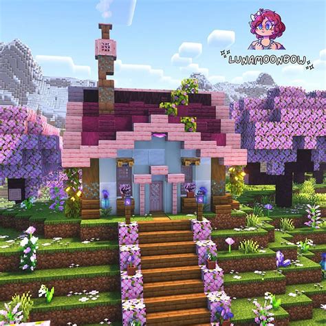 Cherry Blossom Tree House Minecraft At Thelma Gibson Blog