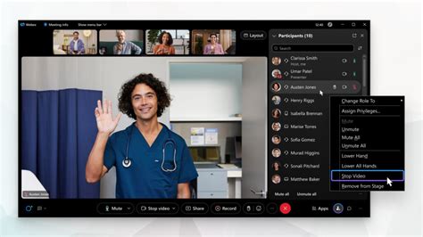 Turn Off A Participants Video In Webex Meetings Webinars And Events