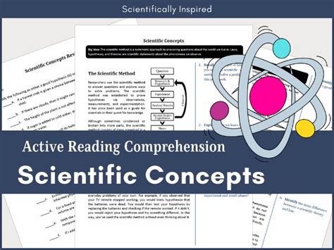 Scientific Concepts Reading Comprehension Teaching Resources