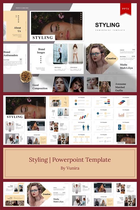 styling powerpoint template masterbundles