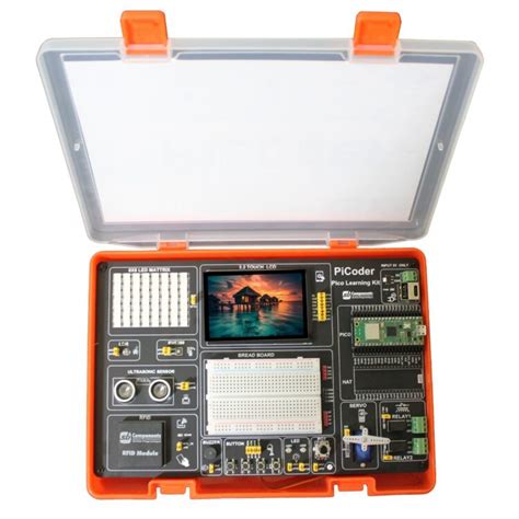Picoder Compact Diy Raspberry Pi Pico Learning Kit Easy To Learn