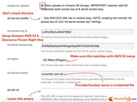 How To Setup Amazon S3 Correct Way For Your Discourse Forum Setup Auto Image And Backup Upload