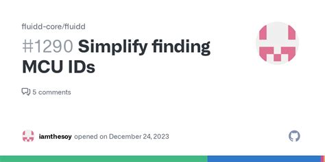 Simplify Finding Mcu Ids · Issue 1290 · Fluidd Corefluidd · Github