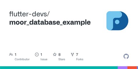 Github Flutter Devsmoordatabaseexample