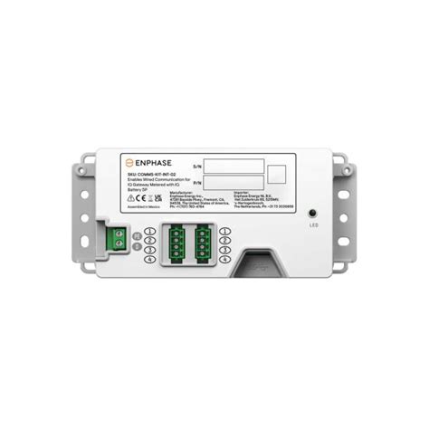 Enphase Battery Communication Kit Comms Kit Int 02 Inverter Accessories Purchase Online